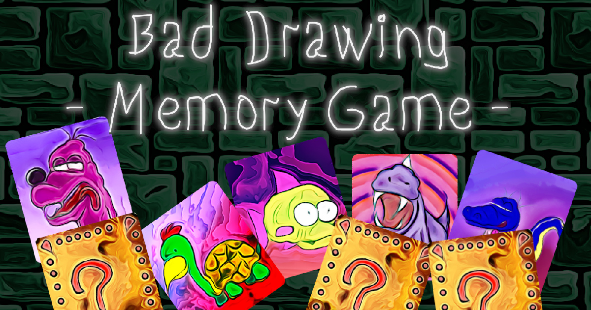 Enjoy Bad Drawing Memory Game for free! | Jukestart