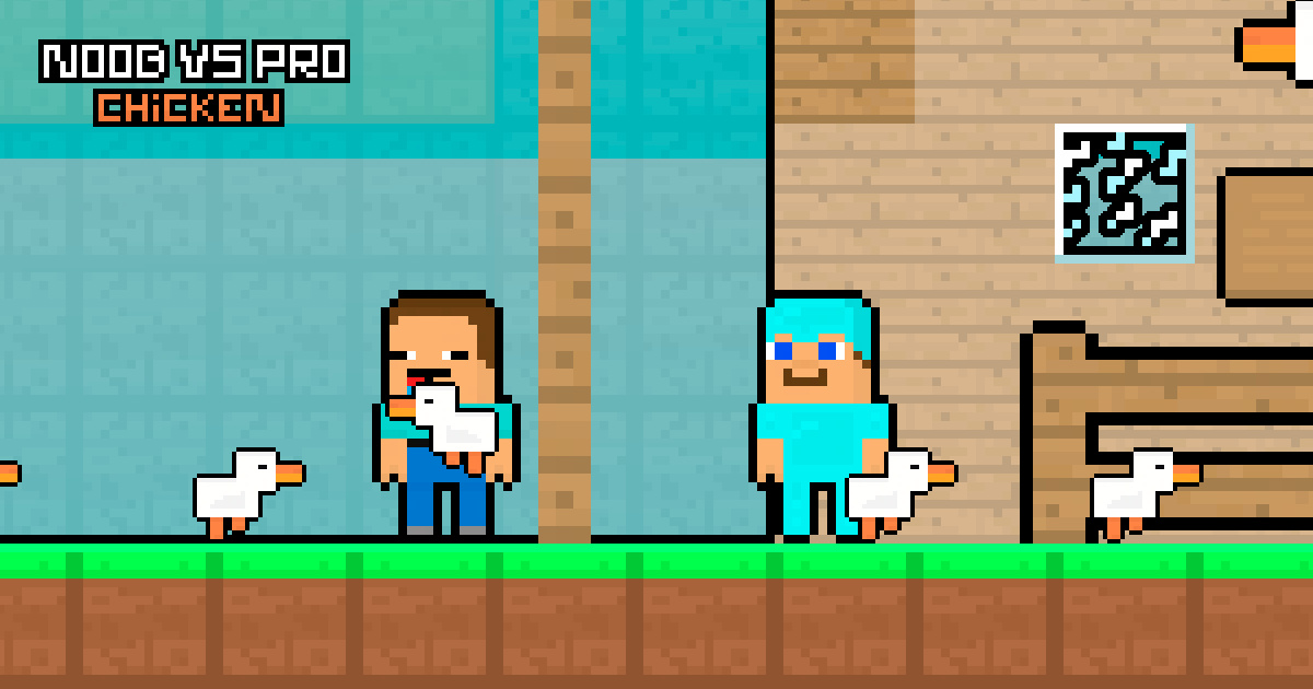 Enjoy Noob vs Pro Chicken for free! | Jukestart